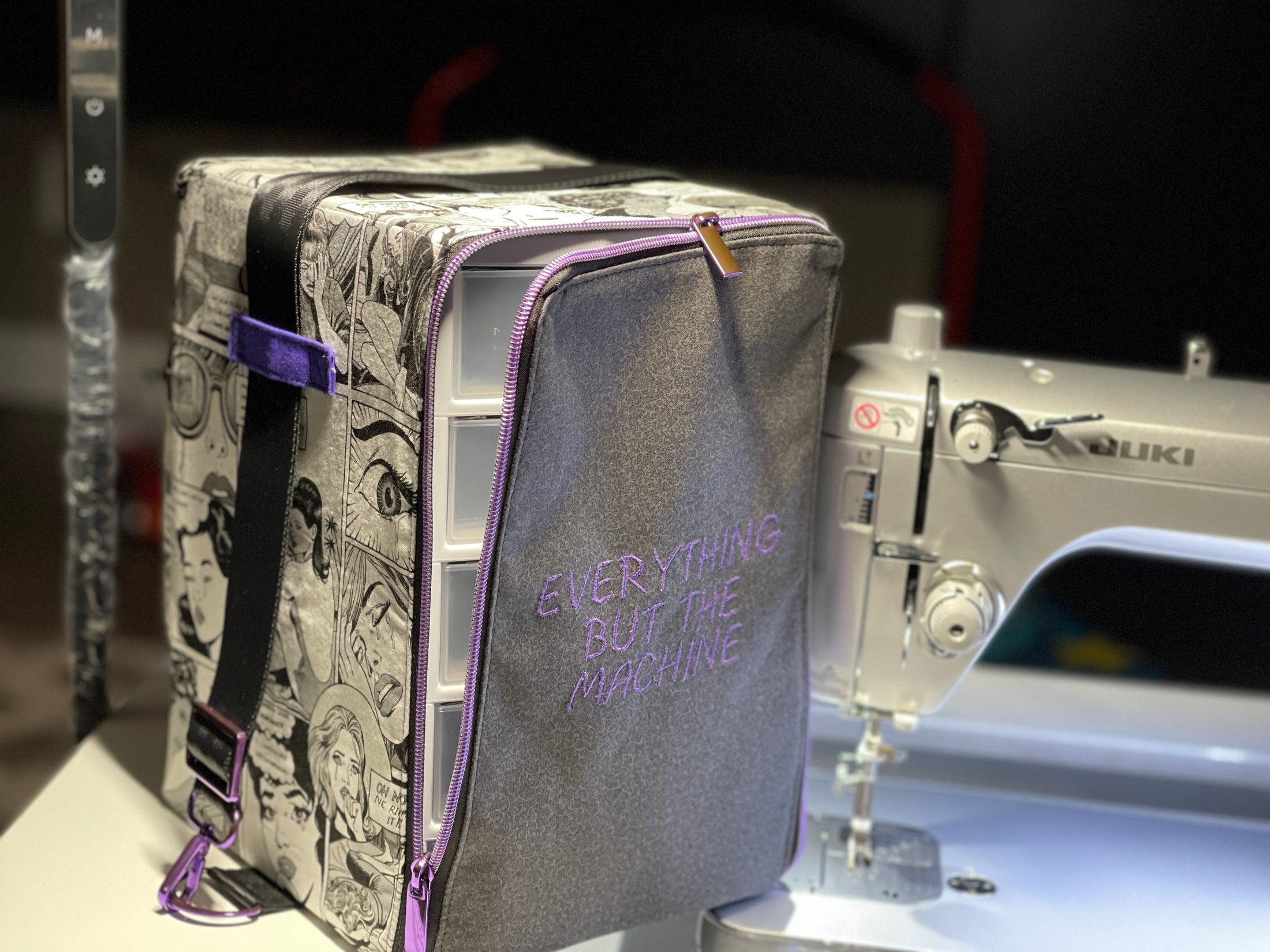 Everything But the Machine Tote Pdf Pattern – Salty Sews